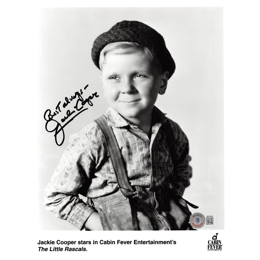 Jackie Cooper Signed "The Little Rascals" 8x10 Photo Inscribed "Best ...