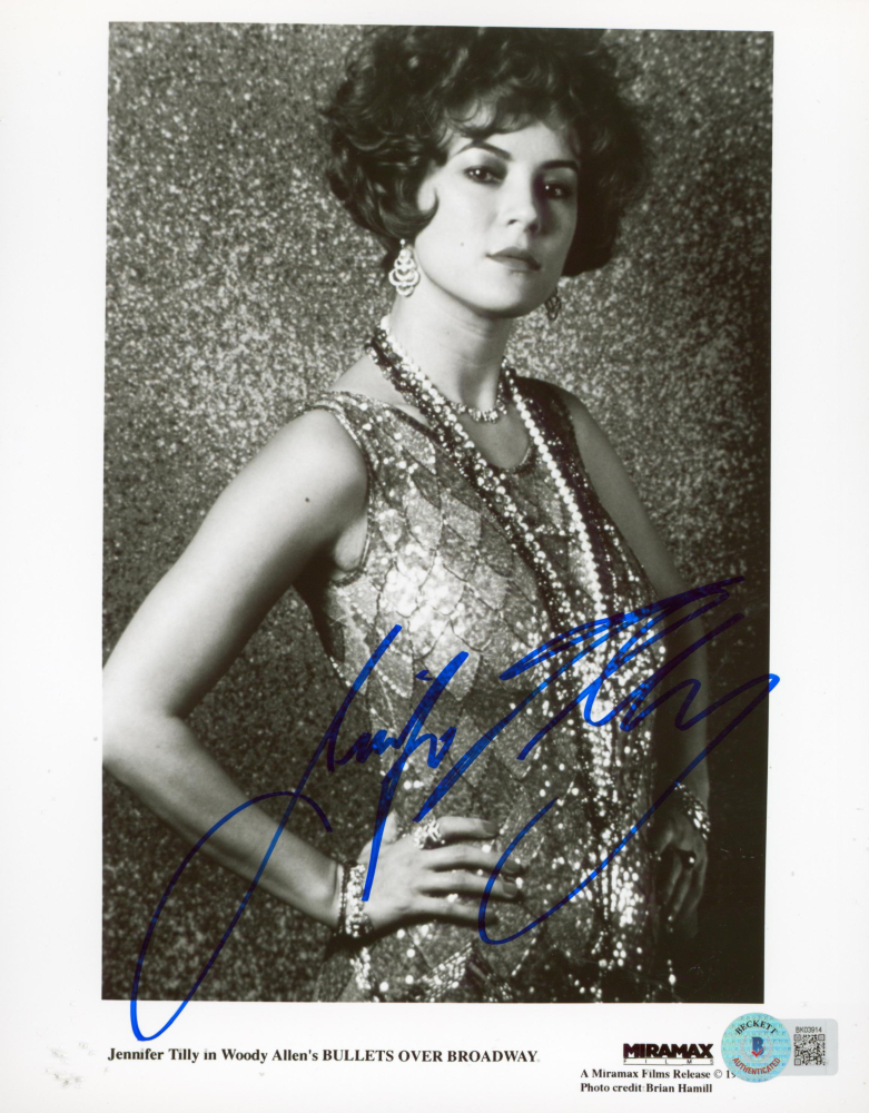 Jennifer Tilly Signed "Bullets Over Broadway" 8x10 Photo (Beckett ...