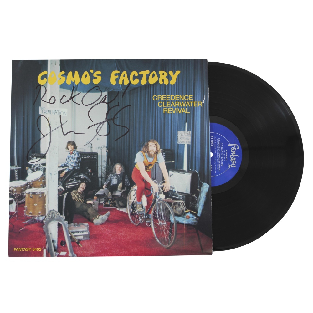 John Fogerty Signed Creedence Clearwater Revival "Cosmo's Factory ...
