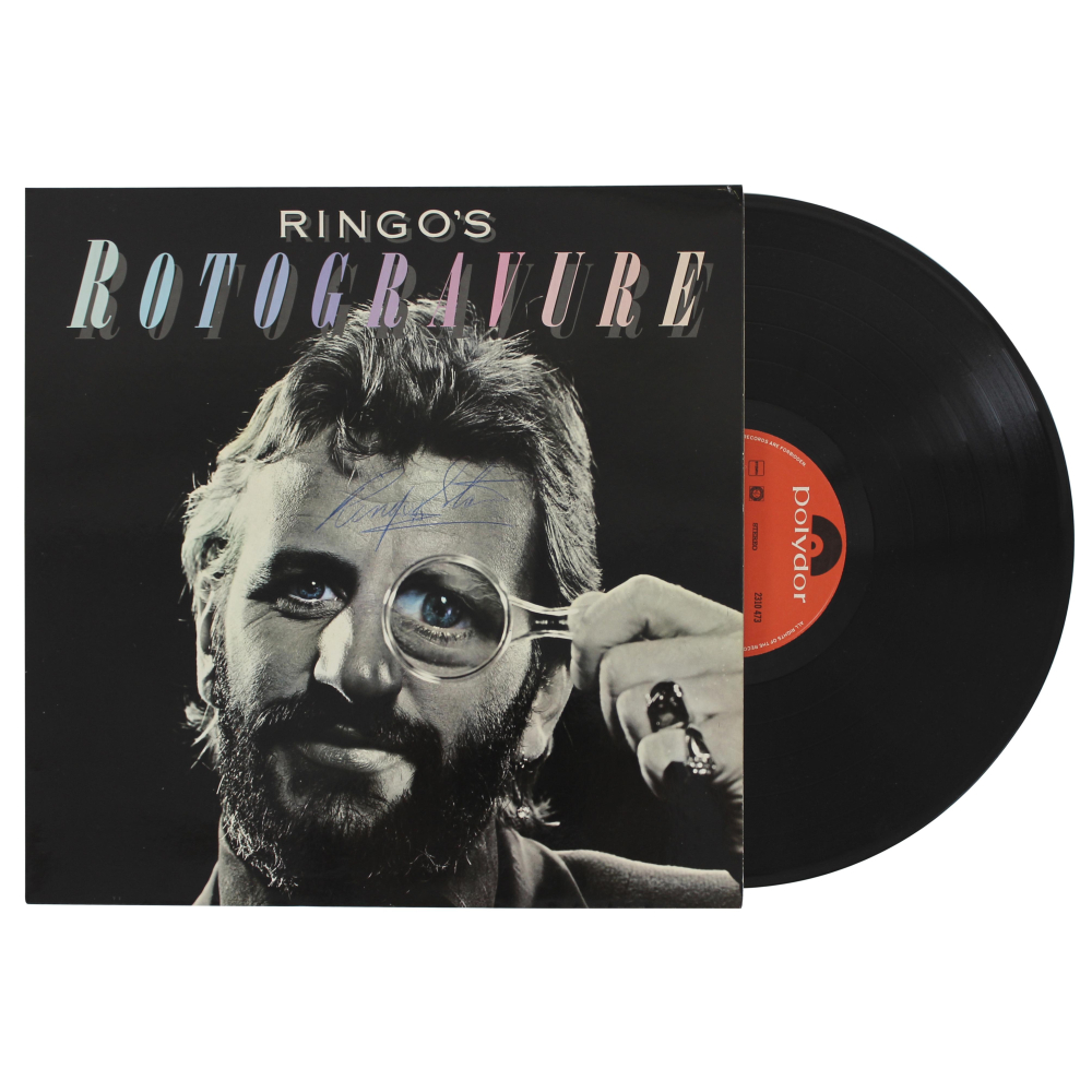 Ringo Starr Signed "Rotogravure" Album Cover (Beckett) | Pristine Auction