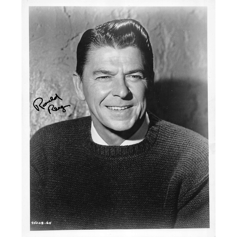 Ronald Reagan Signed 8x10 Photo (Beckett | Autograph Graded 10 ...