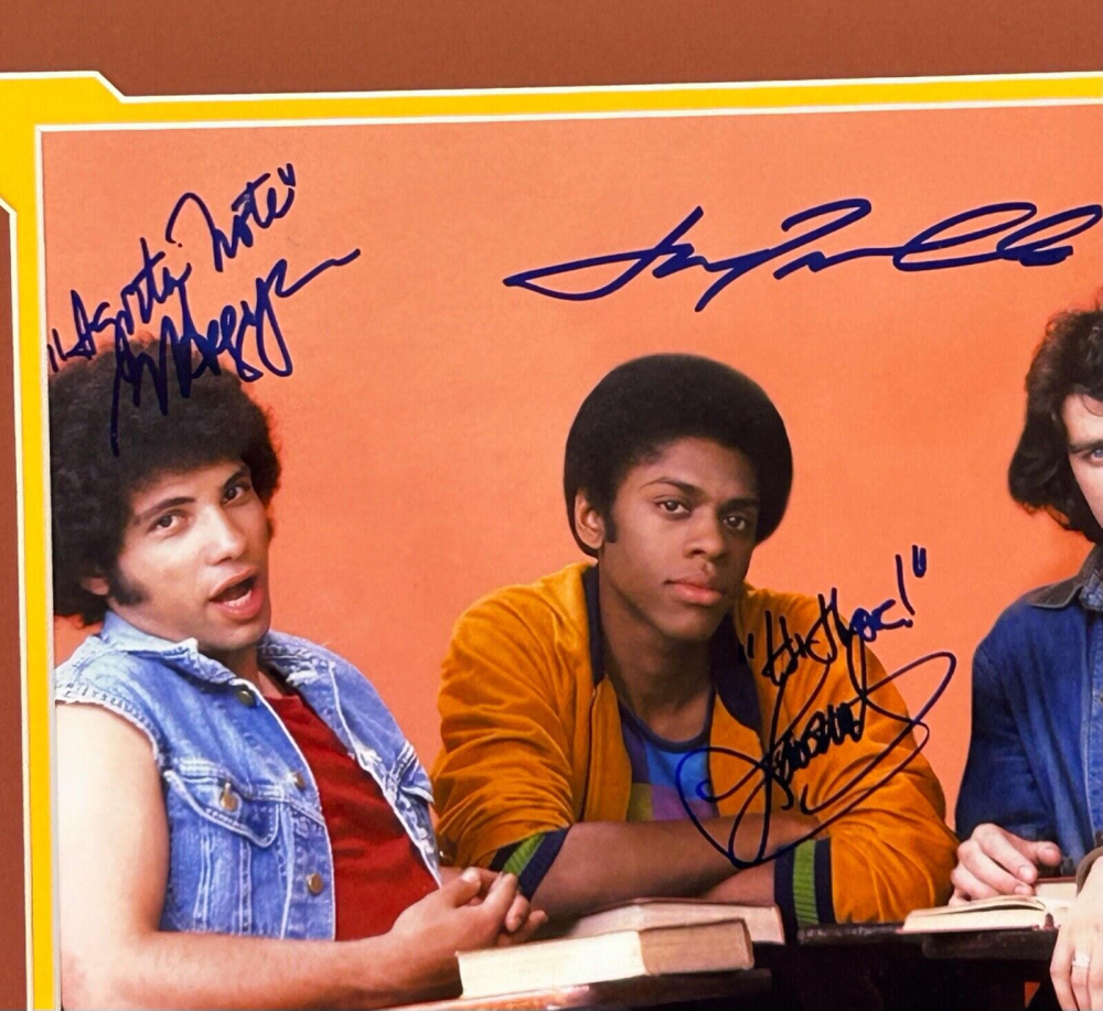 "Welcome Back Kotter" Custom Framed Photo Display Signed By (4) with ...
