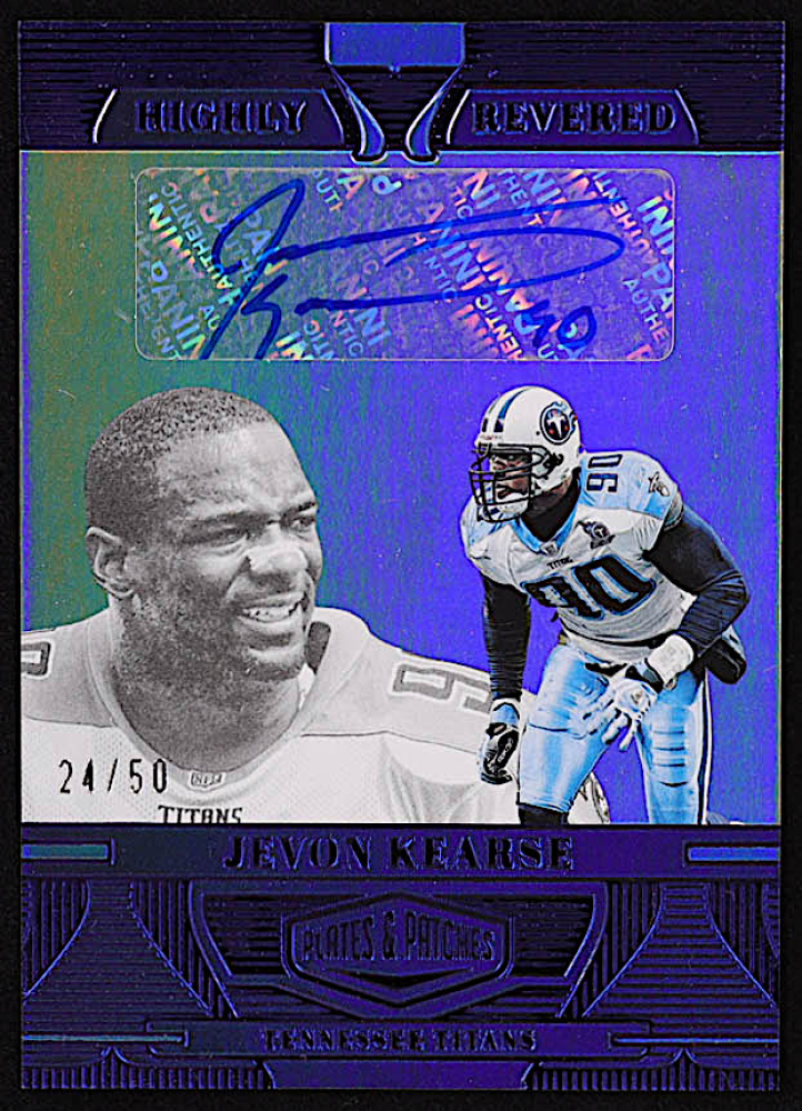 Jevon Kearse 2023 Panini Plates and Patches Highly Revered Autographs ...