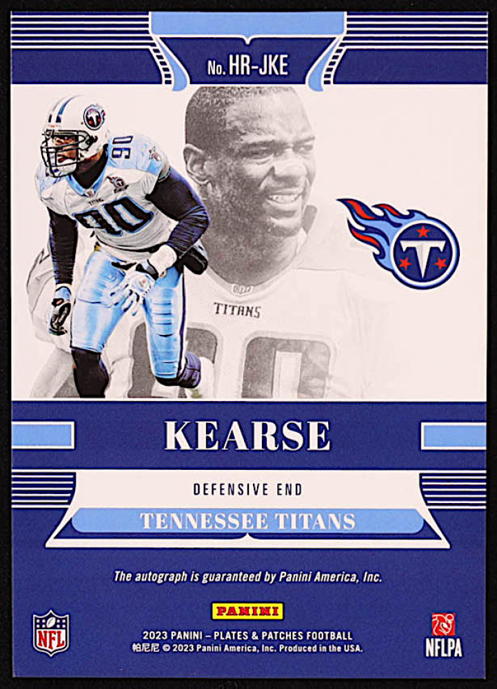 Jevon Kearse 2023 Panini Plates and Patches Highly Revered Autographs ...