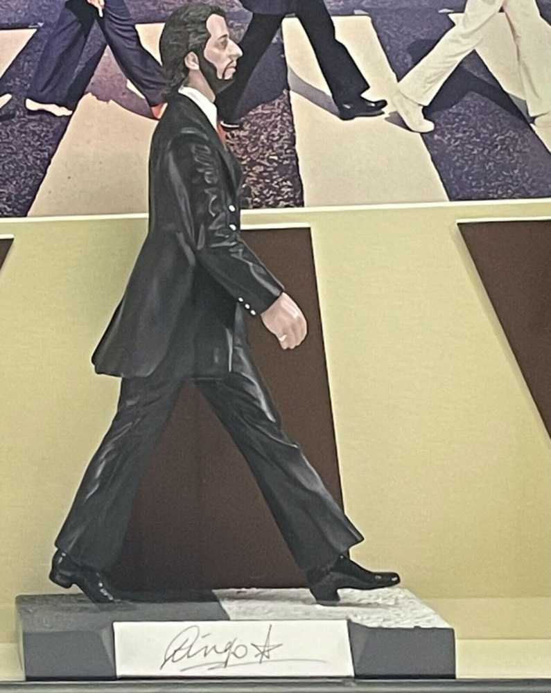 Ringo Starr Signed Gartlan USA LE Porcelain Figure Framed Shadowbox ...