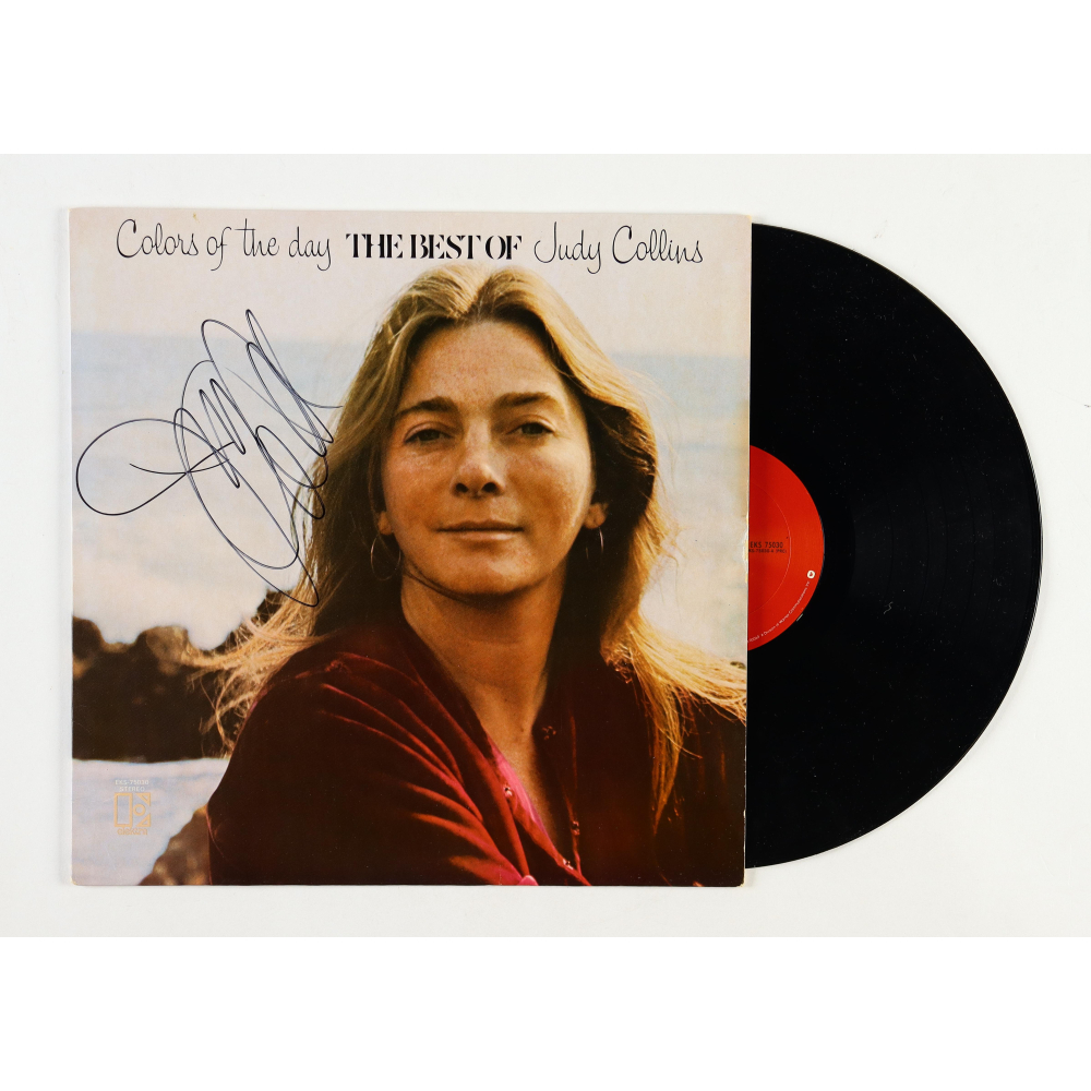 Judy Collins Signed "Colors Of The Day" Vinyl Record Album Cover (JSA) | Pristine Auction