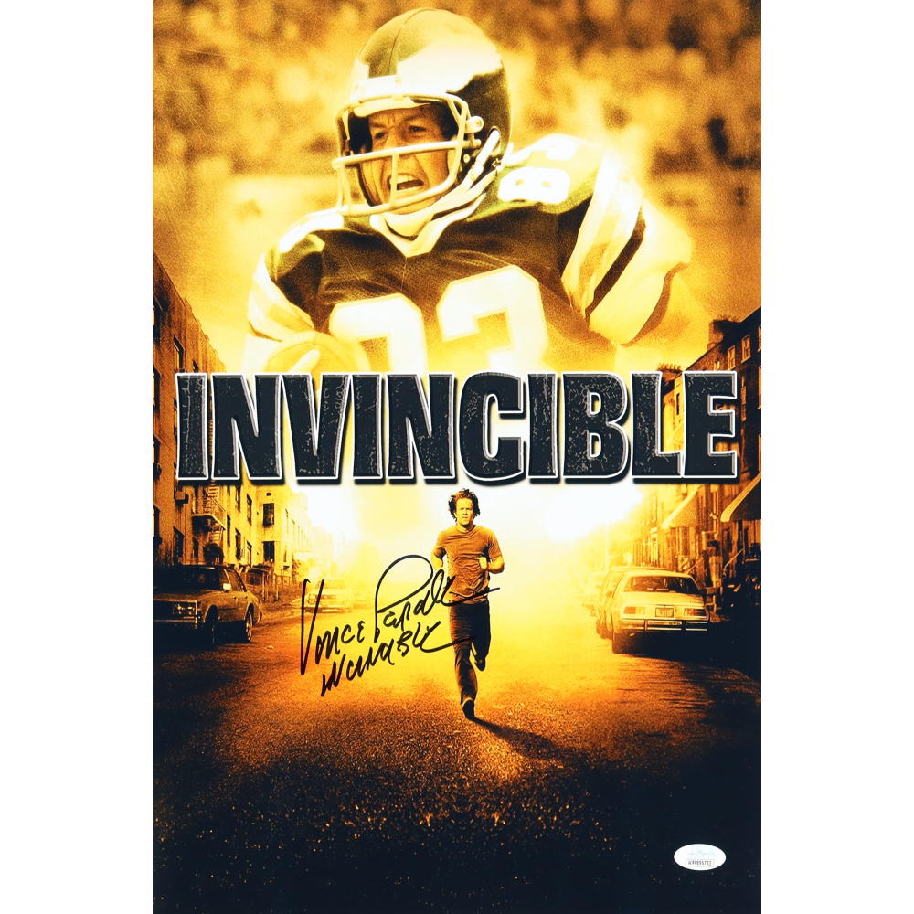 Vince Papale Signed "Invincible" 11x17 Movie Poster Photo Inscribed ...