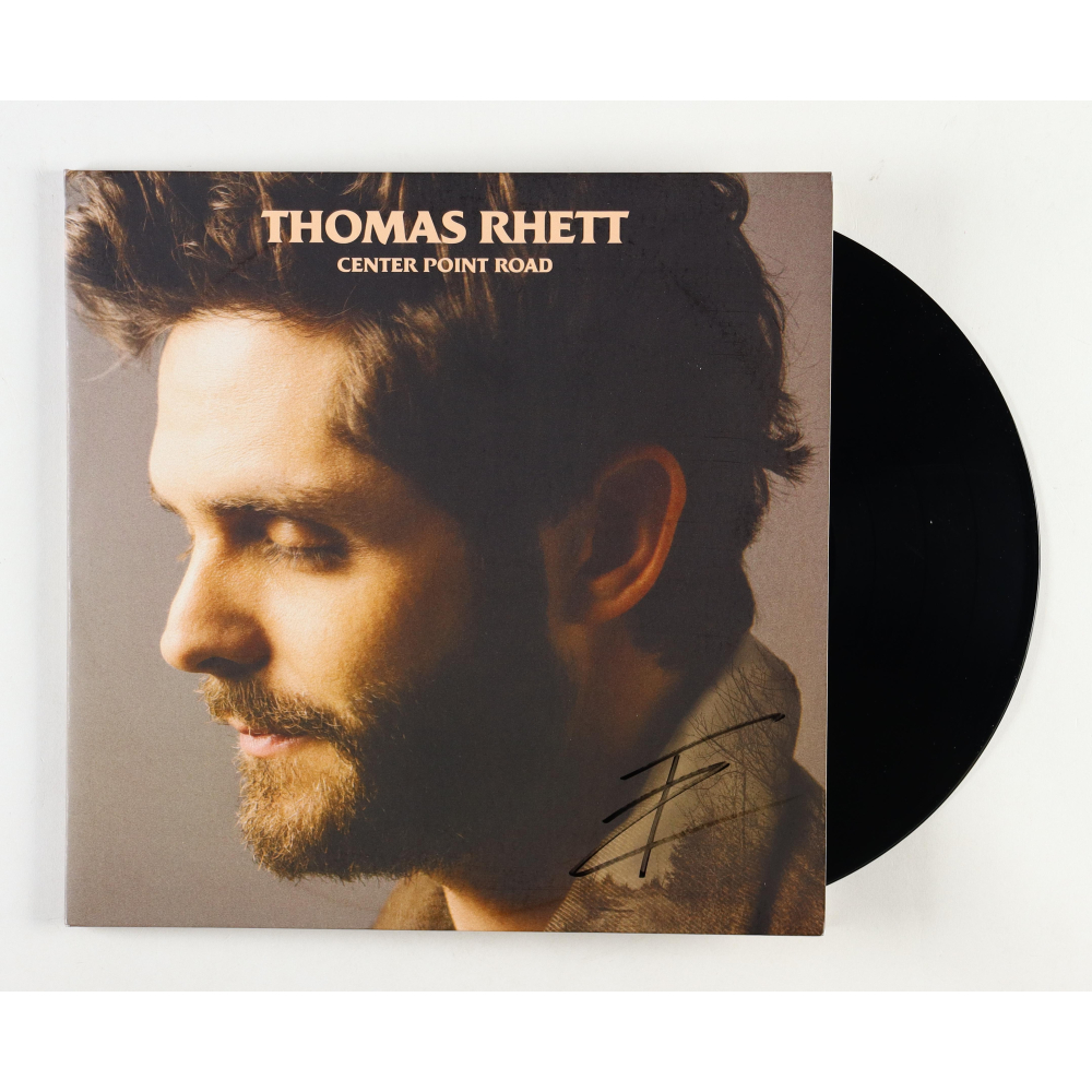 Thomas Rhett Signed "Center Point Road" Vinyl Record Album Cover (JSA ...