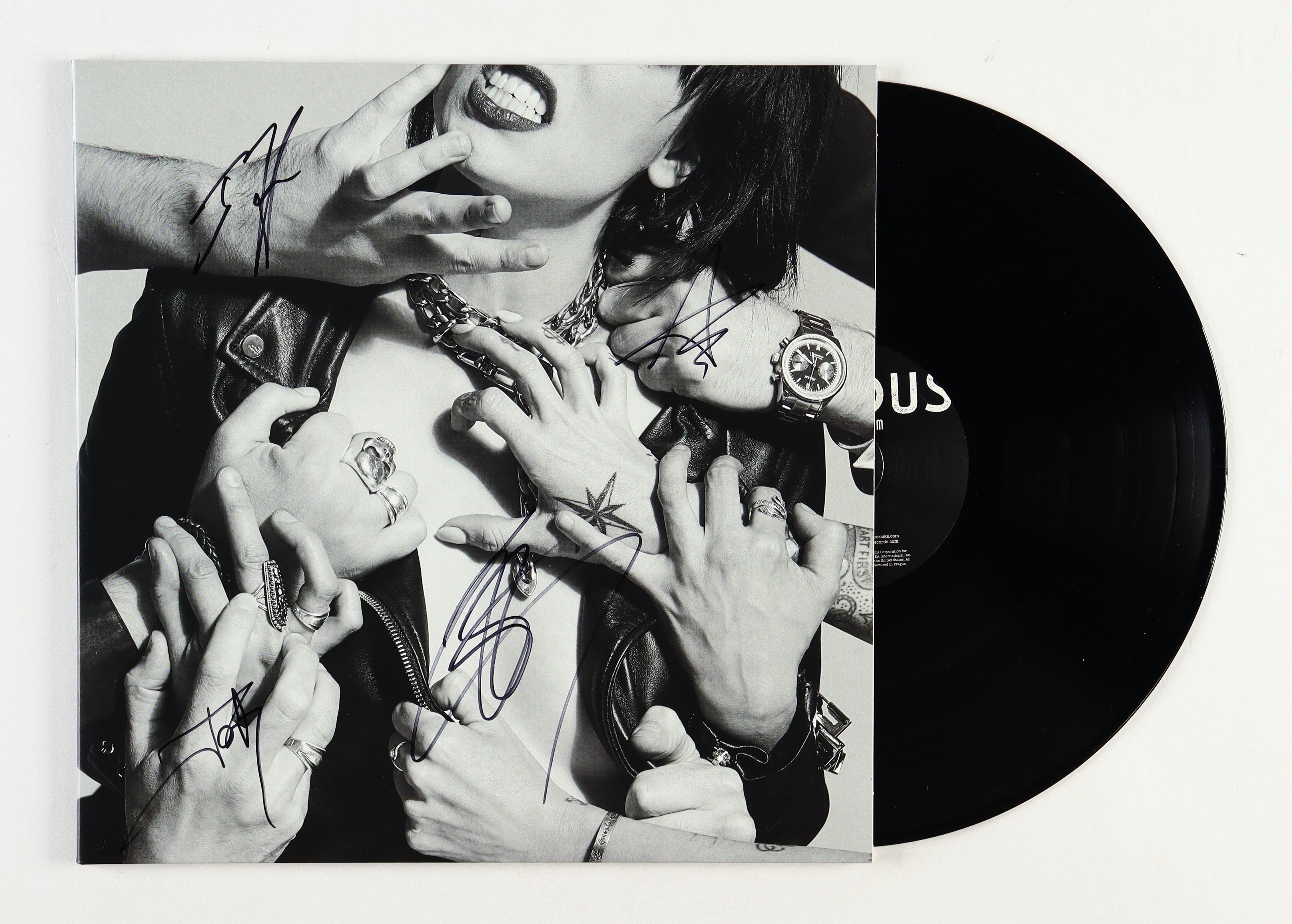 "Vicious" Vinyl Record Album Sleeve Signed by (4) with Lzzy Hale ...