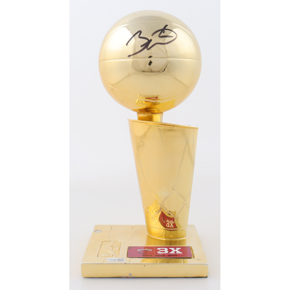 Dwyane Wade Signed Heat "3x NBA Champions" Trophy (Fanatics) | Pristine ...