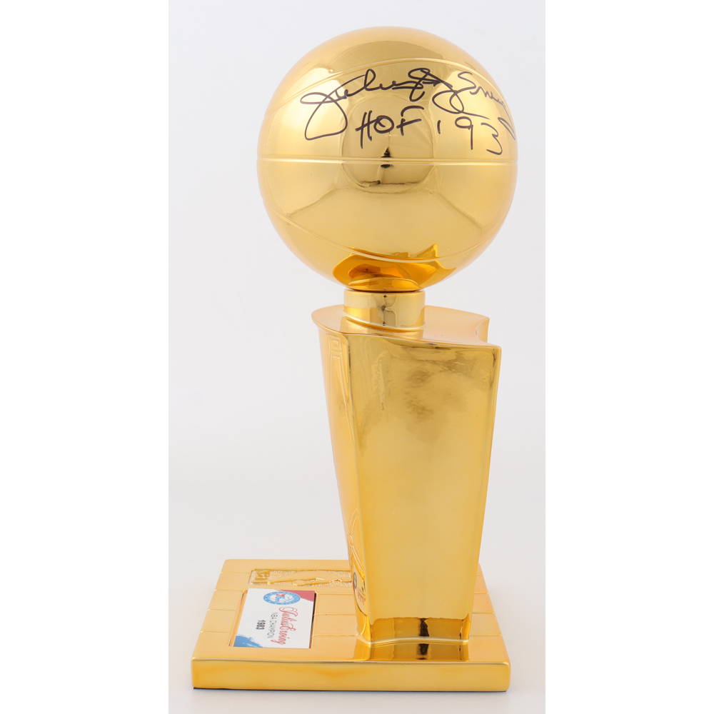 Julius "Dr. J" Erving Signed 76ers "1983 NBA Champion" Trophy Inscribed ...