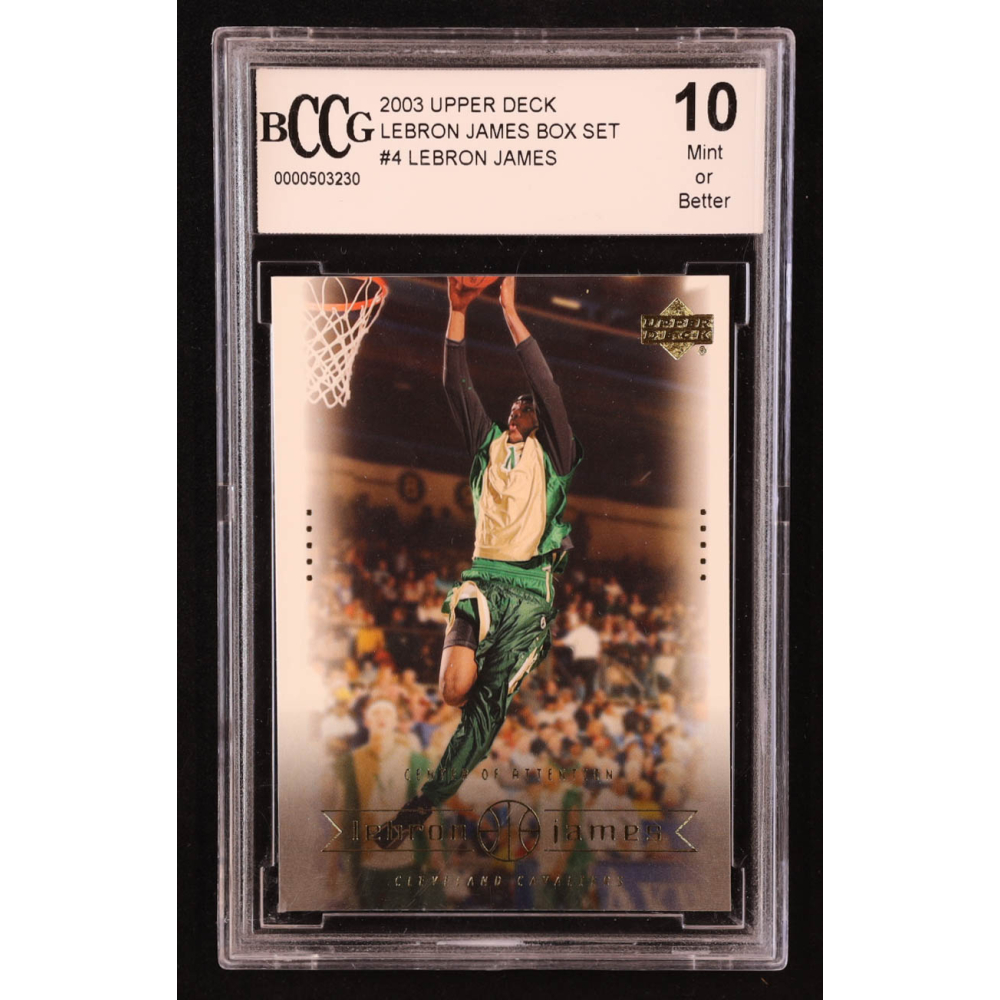 LeBron James 2003 Upper Deck LeBron James Box Set #4 RC / Center of ...