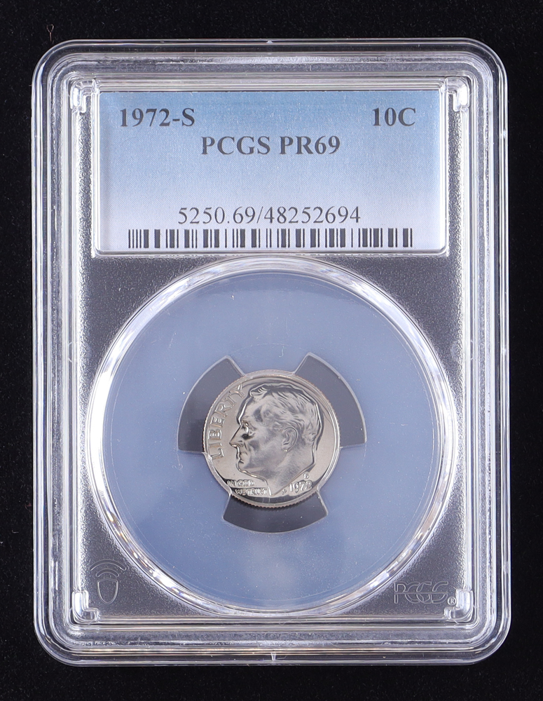 1972-S Proof Roosevelt Dime (PCGS PR69) | Pristine Auction