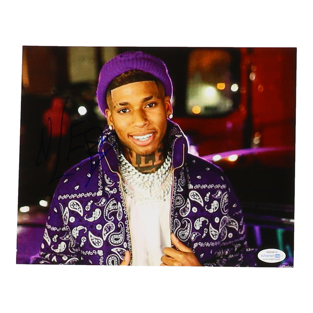 NLE Choppa Signed 8x10 Photo (ACOA) | Pristine Auction