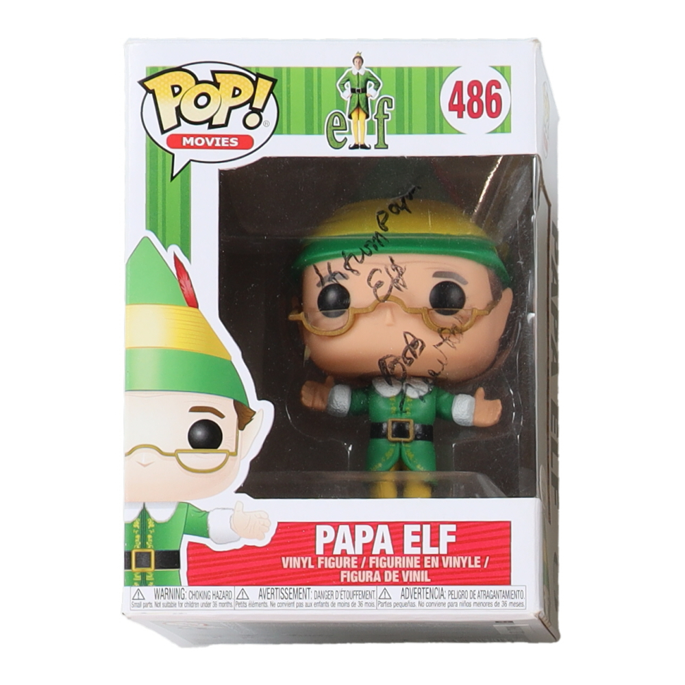 Bob Newhart Signed "Elf" #486 Papa Elf Funko Pop! Vinyl Figure ...