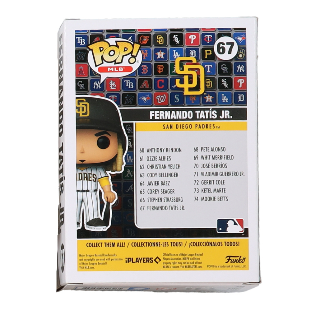 Fernando Tatis Jr. Signed Padres #67 Funko Pop! Vinyl Figure (JSA ...