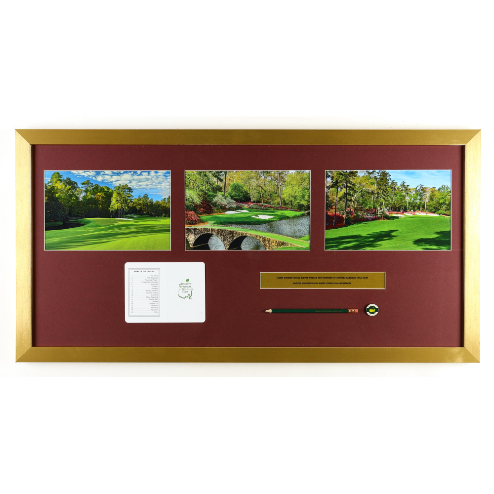 "Amen Corner" Augusta National Custom Framed Photo Display with ...