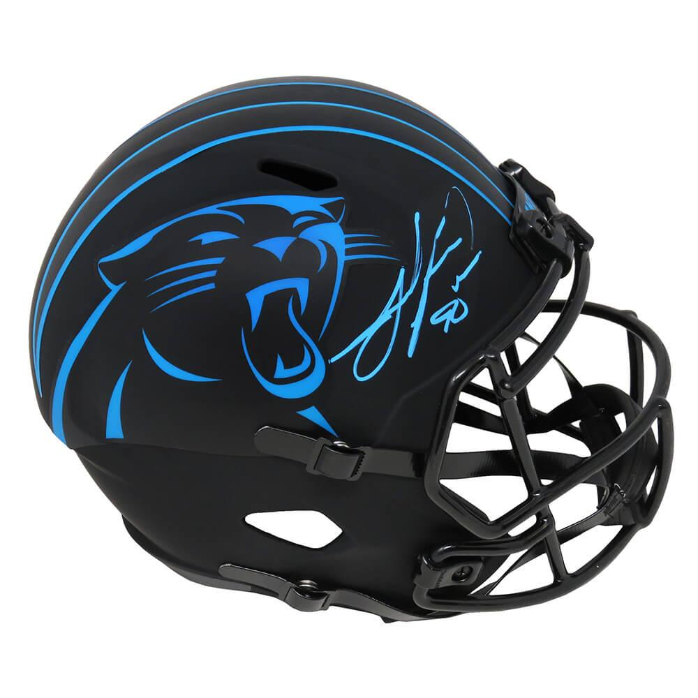 Julius Peppers Signed Panthers Full-Size Eclipse Alternate Speed Helmet (Schwartz) | Pristine ...