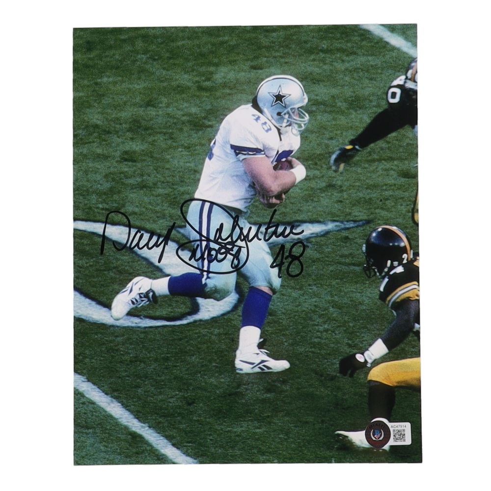 Daryl "Moose" Johnston Signed Cowboys 8x10 Photo (Beckett) | Pristine Auction