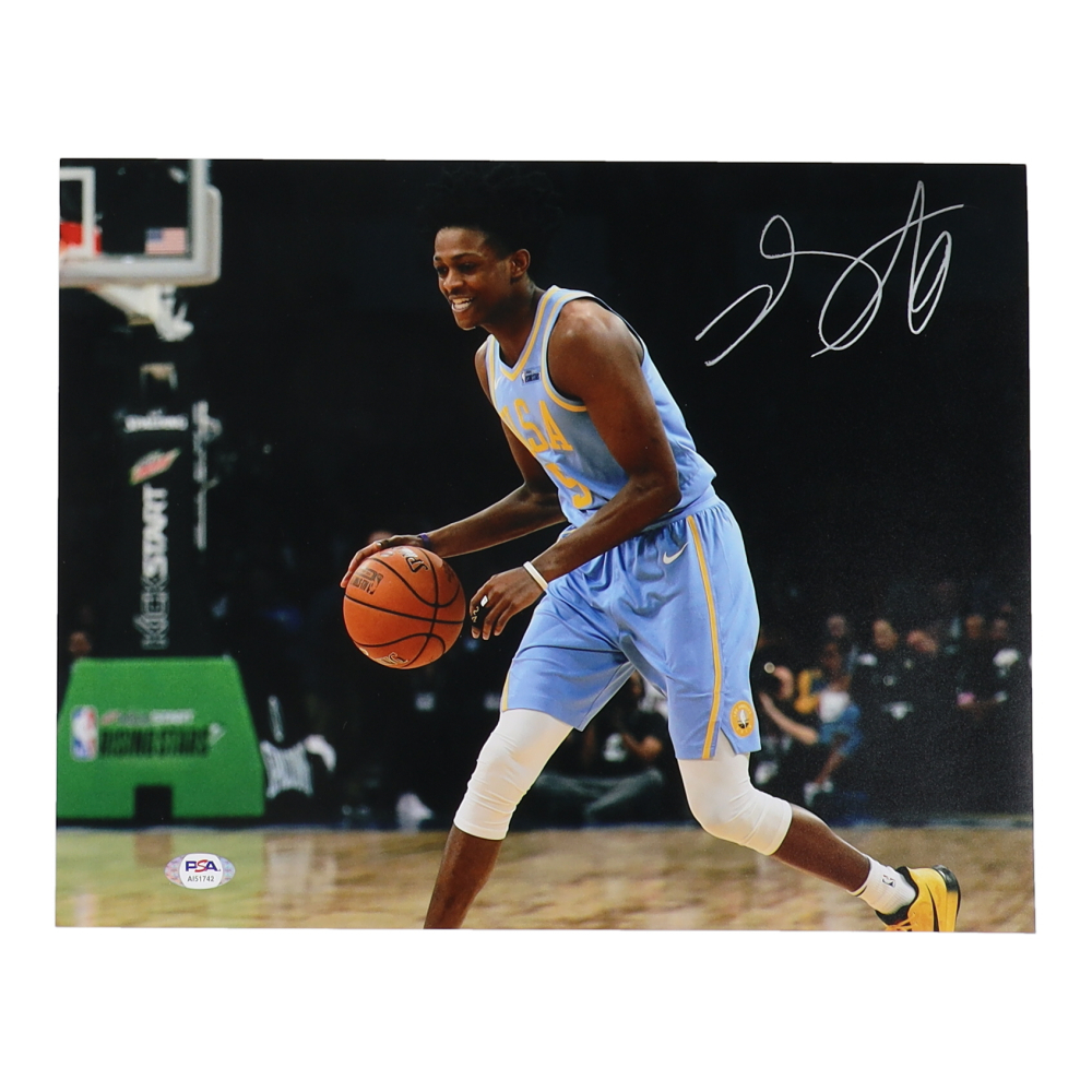 De'Aaron Fox Signed Kings 11x14 Photo (PSA) | Pristine Auction