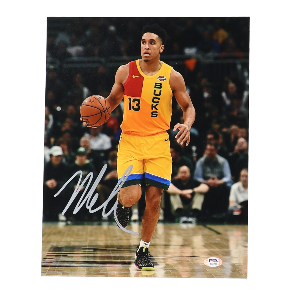 Malcolm Brogdon Signed Bucks 11x14 Photo (PSA) | Pristine Auction