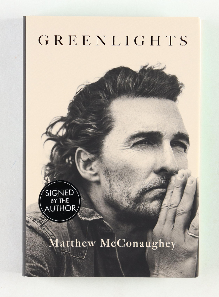 Matthew McConaughey Signed "Greenlights" Hard-Cover Book (JSA ...