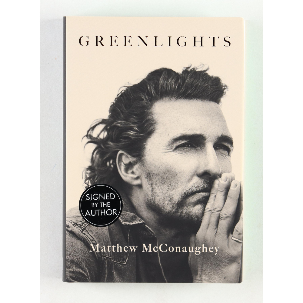 Matthew McConaughey Signed "Greenlights" Hard-Cover Book (JSA ...