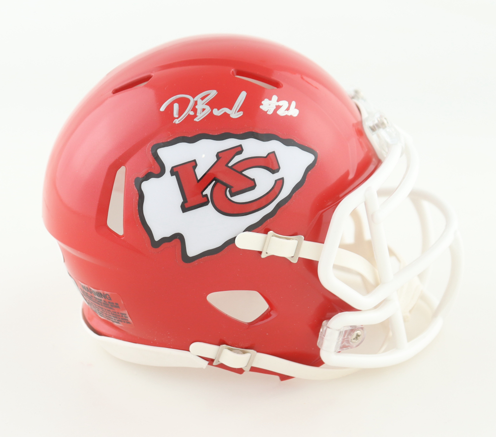 Deon Bush Signed Chiefs Speed Mini Helmet (JSA & PIA) | Pristine Auction