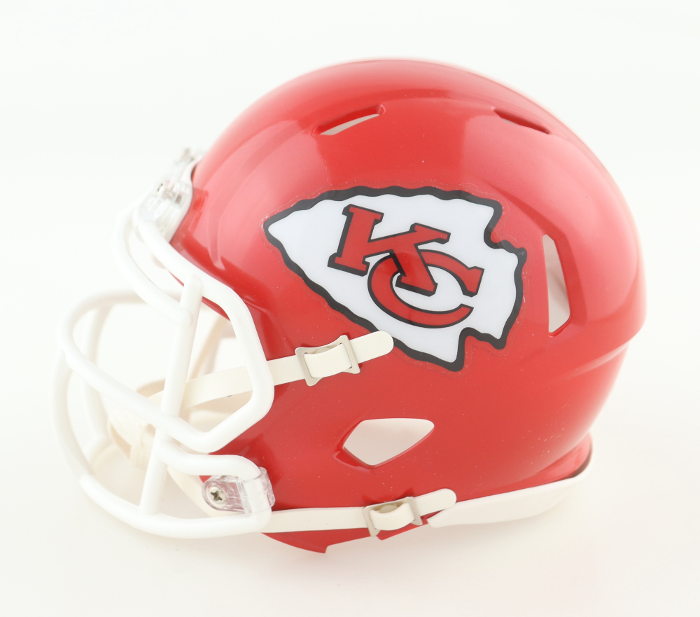 Deon Bush Signed Chiefs Speed Mini Helmet (JSA & PIA) | Pristine Auction