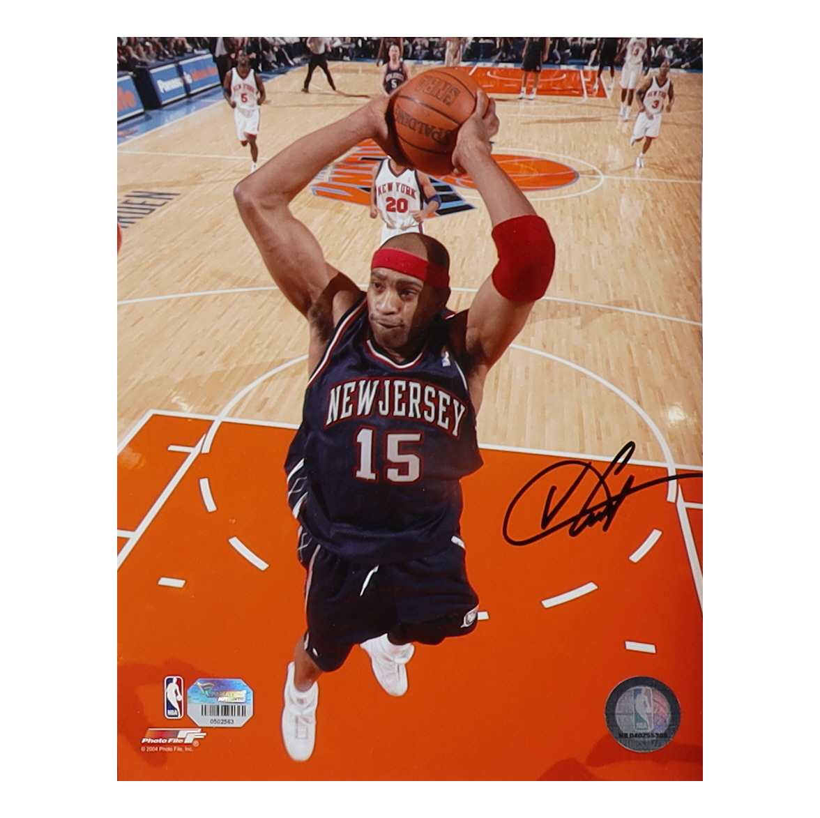Vince Carter Signed Nets 8x10 Photo (Fanatics) | Pristine Auction