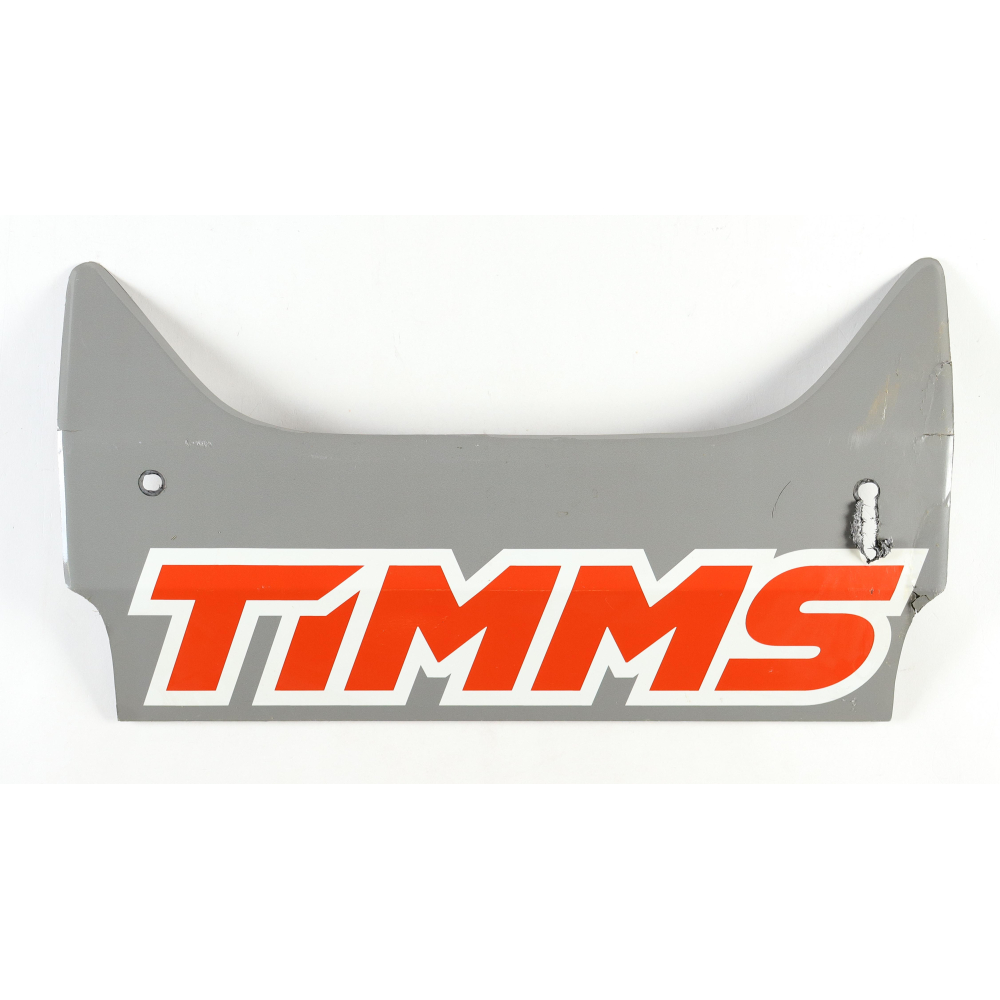 Ryan Timms Race Used Full Nameplate | Sheet Metal from Midget with CB ...