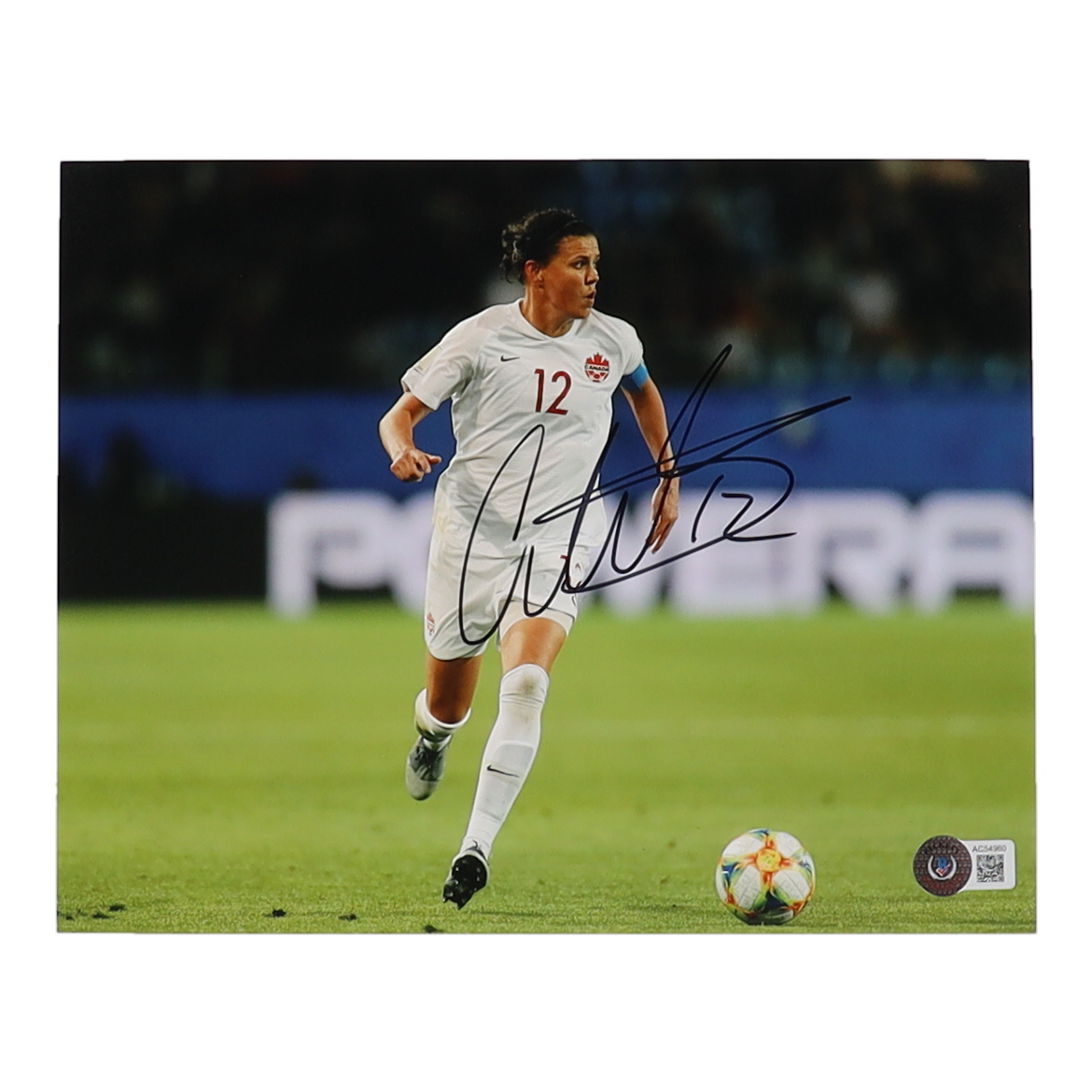 Christine Sinclair Signed Team Canada 8x10 Photo (Beckett) | Pristine ...
