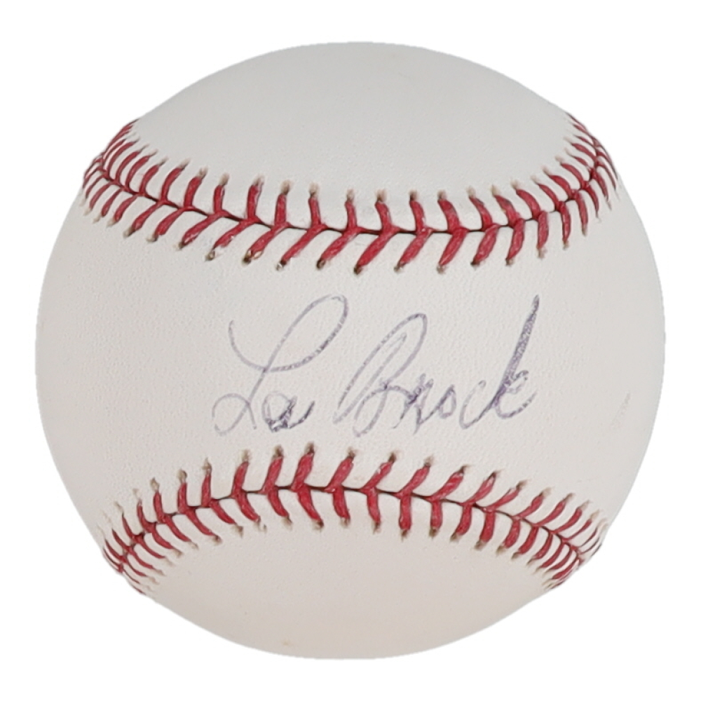Lou Brock Signed OML Baseball (JSA) | Pristine Auction