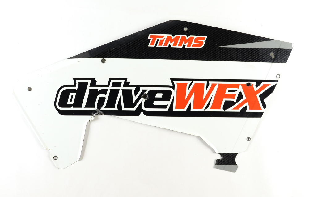 Ryan Timms Race Used Large Panel of Sheet Metal from Midget with CB ...