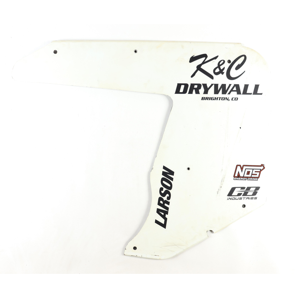 Kyle Larson Race Used Extra Large Panel of Sheet Metal | Midget with CB ...