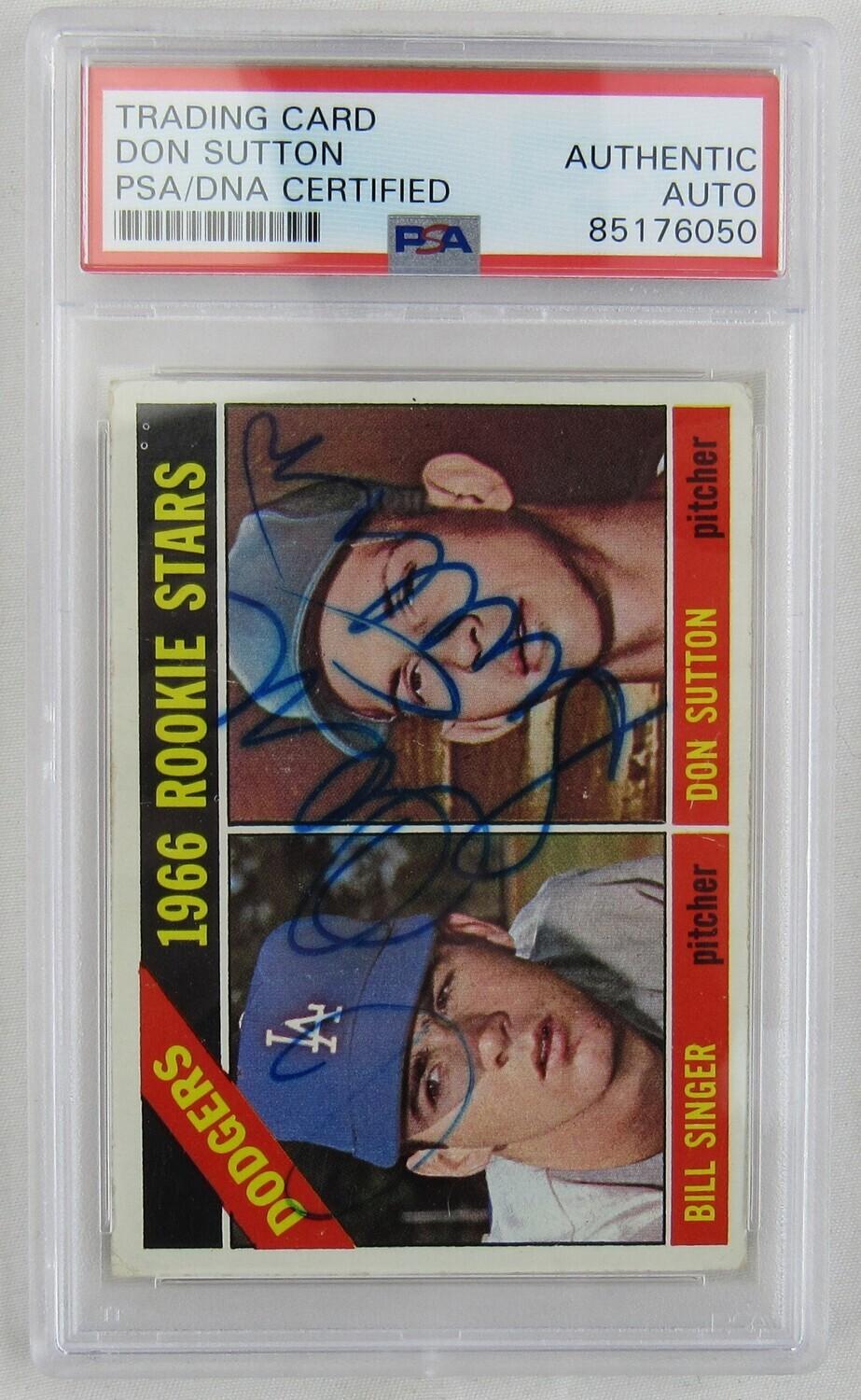 Don Sutton Signed 1966 Topps #288 Rookie Stars (PSA) | Pristine Auction