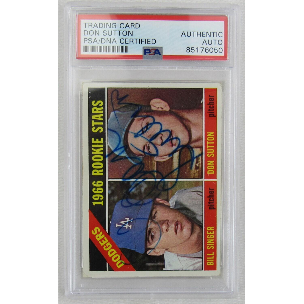 Don Sutton Signed 1966 Topps #288 Rookie Stars (PSA) | Pristine Auction