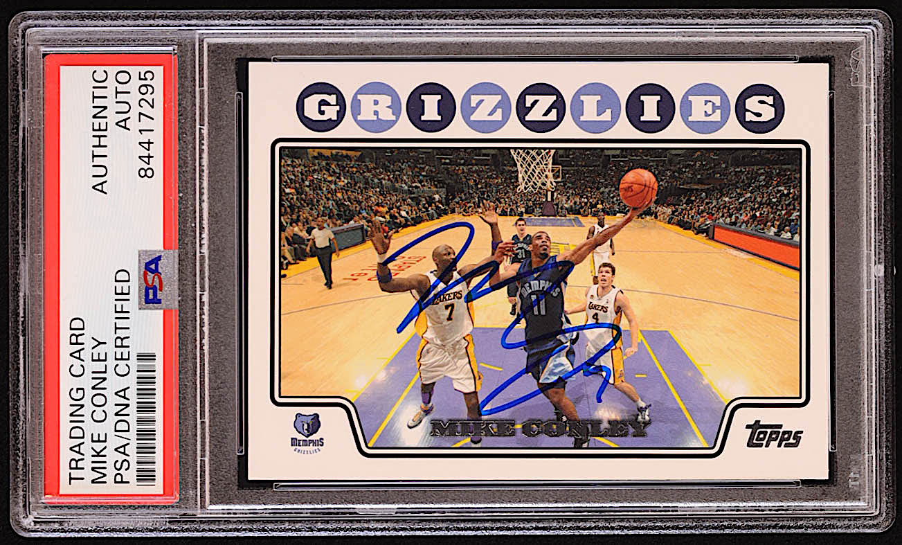 Mike Conley Jr. Signed 2008-09 Topps #120 (PSA) | Pristine Auction