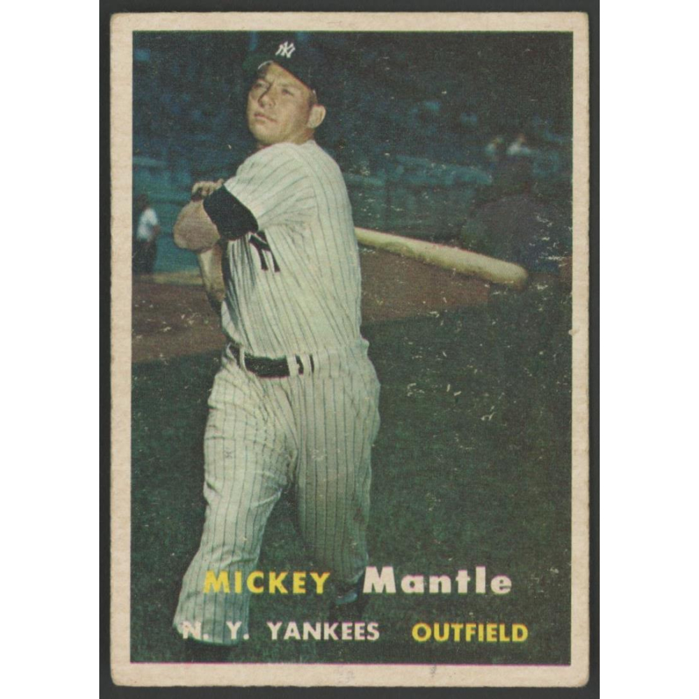 Mickey Mantle 1957 Topps #95 | Pristine Auction