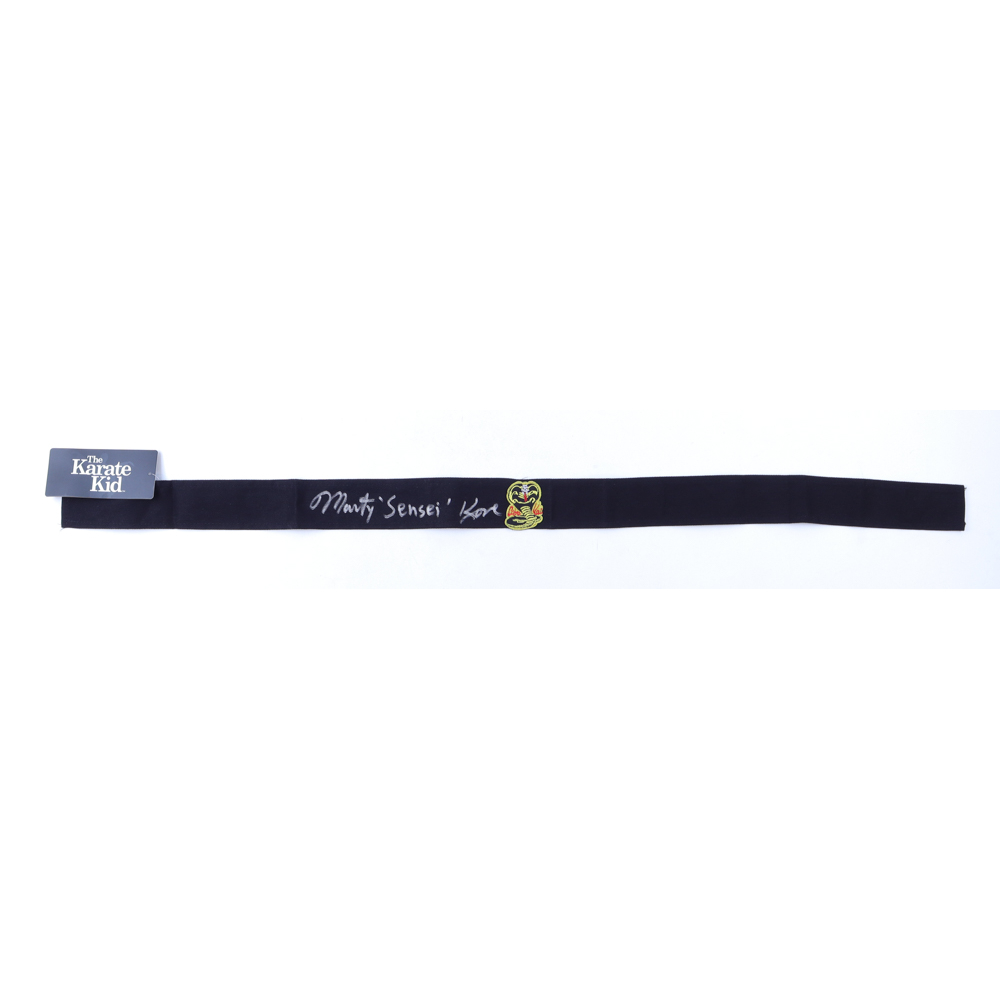 Martin Kove Signed "Karate Kid" Cobra Kai Headband Inscribed "Sensei ...