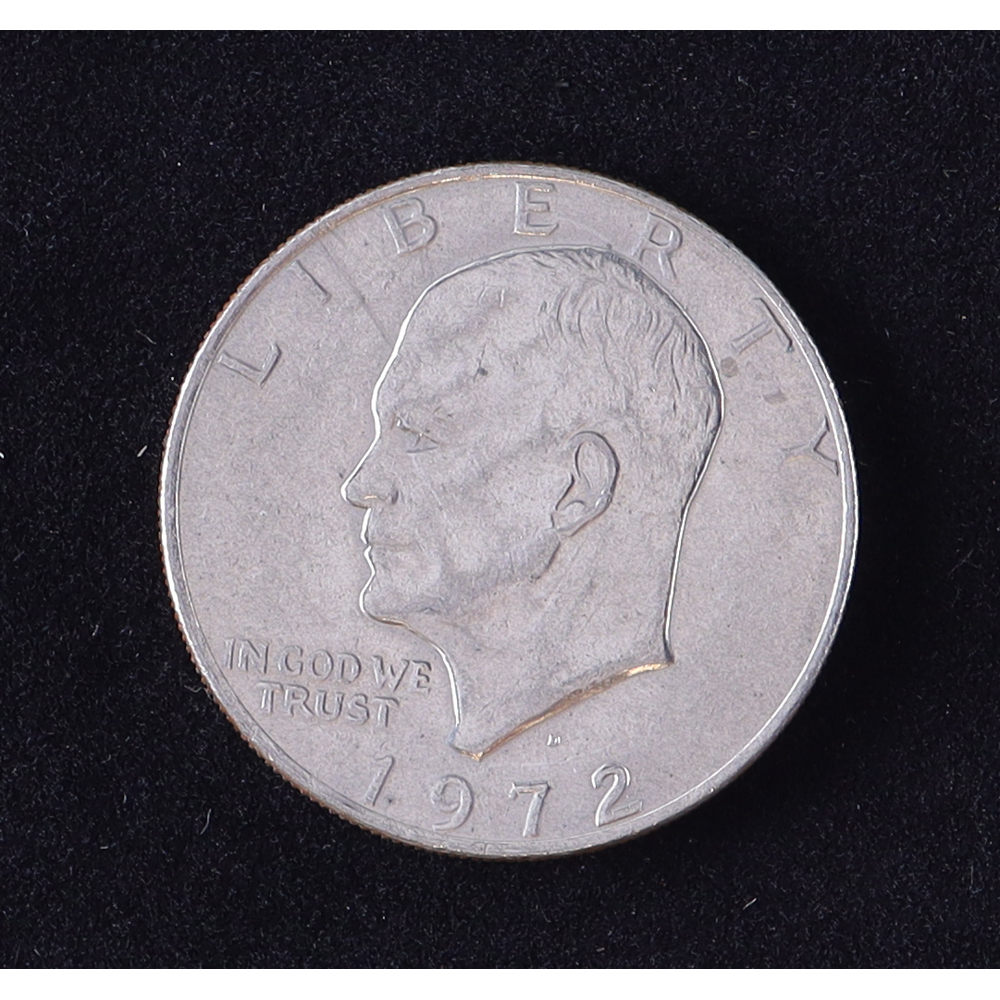 1972-D Eisenhower "Ike" $1 Dollar Coin | Pristine Auction