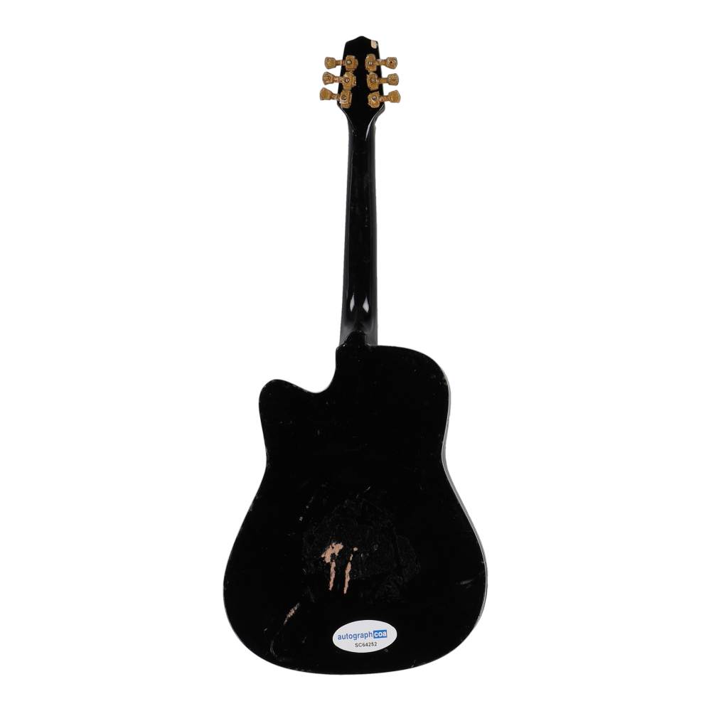 Jon Bon Jovi Signed Mini Replica Acoustic Guitar (ACOA) | Pristine Auction