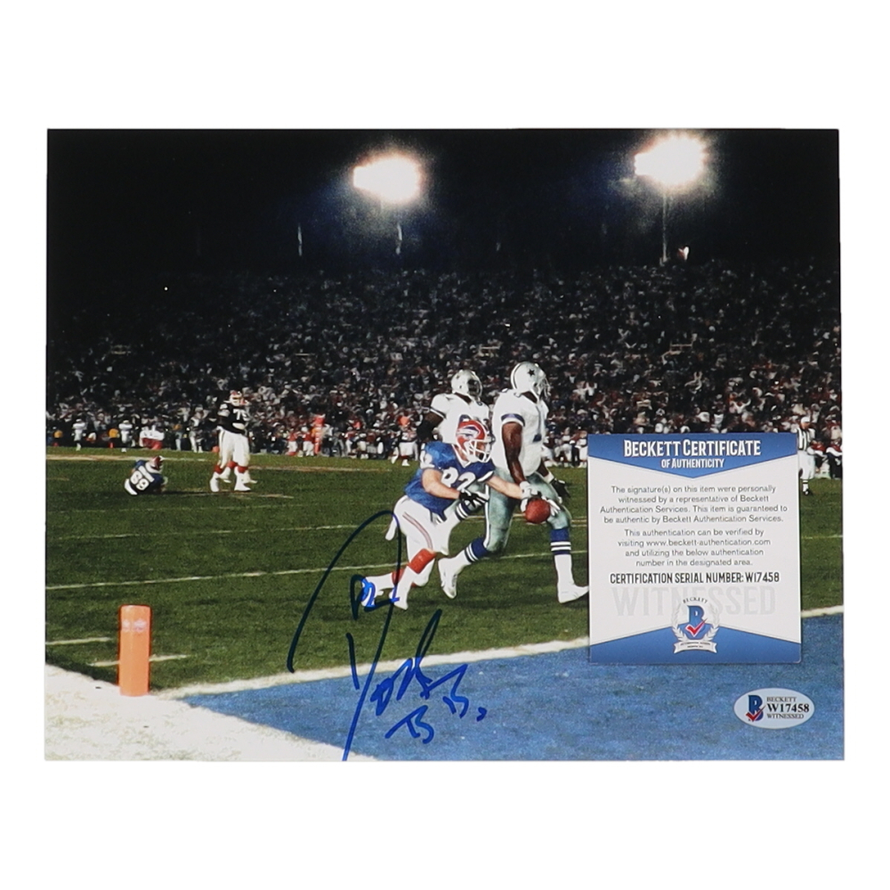 Don Beebe Signed Bills 8x10 Photo (Beckett) | Pristine Auction