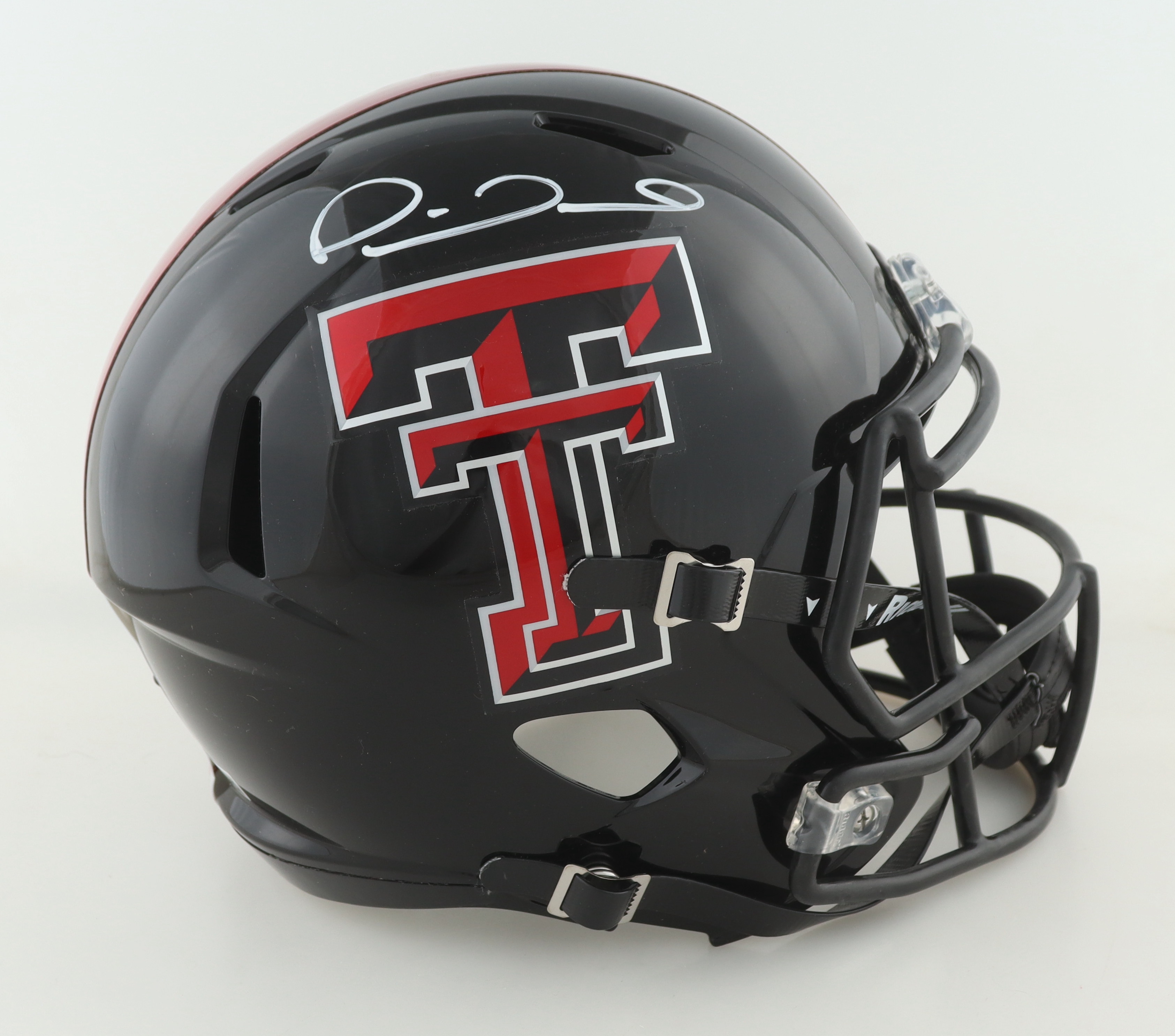 Patrick Mahomes Signed Texas Tech Red Raiders Full-Size Speed Helmet ...