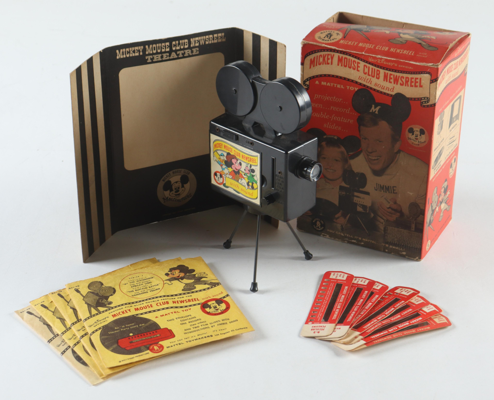 1955 Walt Disney Mickey Mouse Club Complete News Reel Set With ...