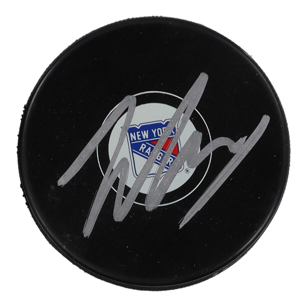 Will Cuylle Signed Rangers Logo Hockey Puck (PSA) | Pristine Auction