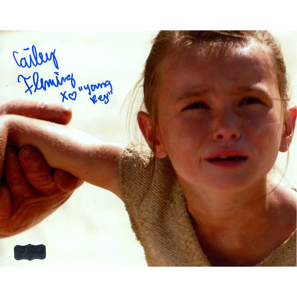 Cailey Fleming Signed "Star Wars: The Force Awakens" 8x10 Photo ...