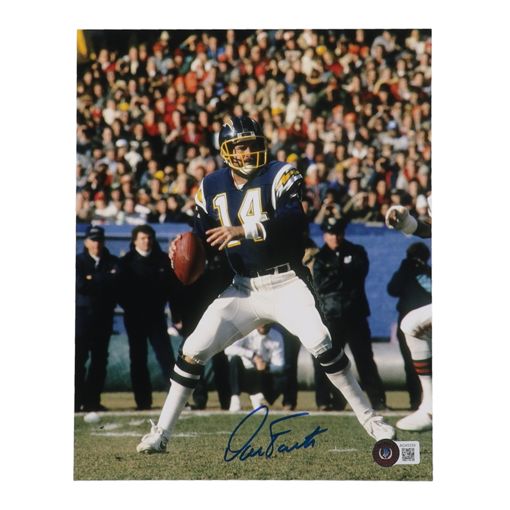 Dan Fouts Signed Chargers 8x10 Photo (Beckett) | Pristine Auction