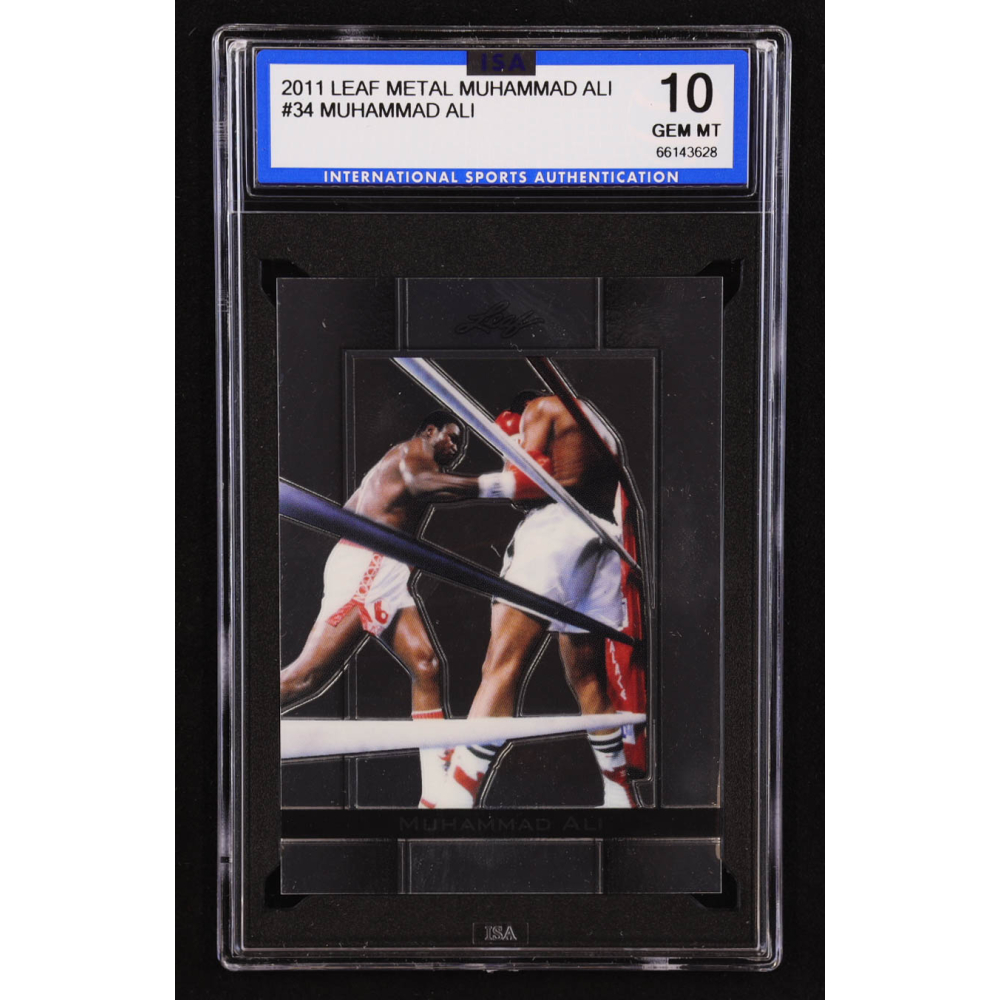 Muhammad Ali 2011 Leaf Muhammad Ali Metal #34 (ISA 10) | Pristine Auction