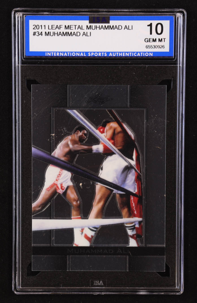 Muhammad Ali 2011 Leaf Muhammad Ali Metal #34 (ISA 10) | Pristine Auction